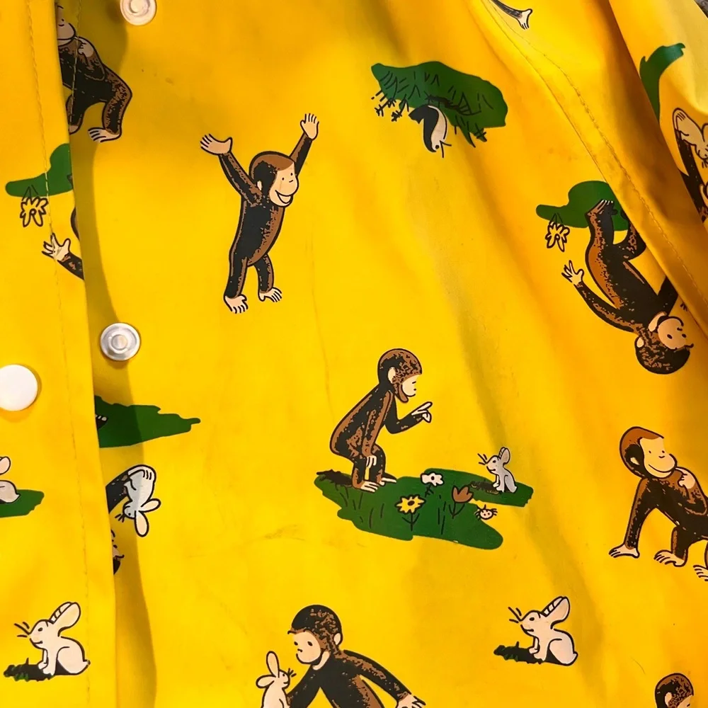 Jackets & Coats | Curious George Yellow Raincoat | Poshmark